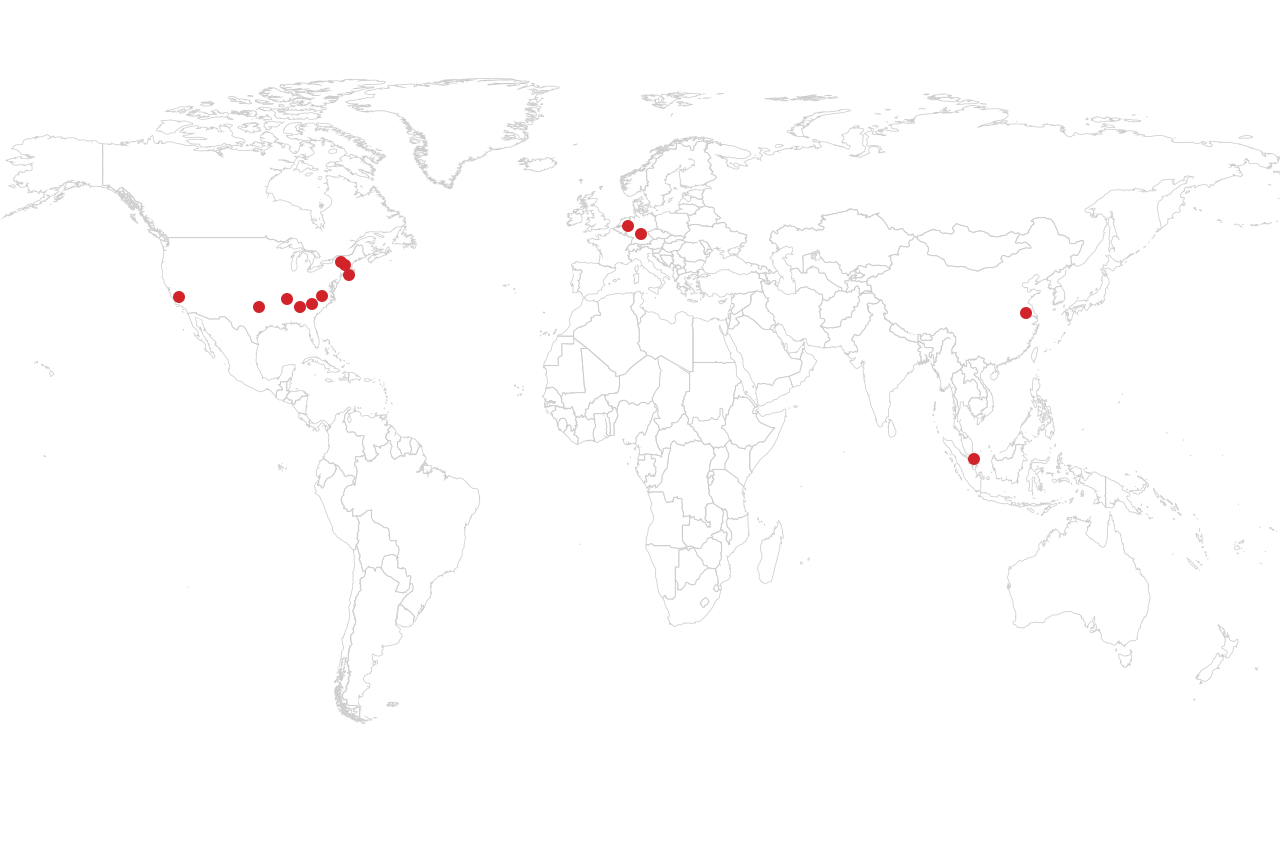 Global Locations & ISO-Certified Facilities | Teknor Apex